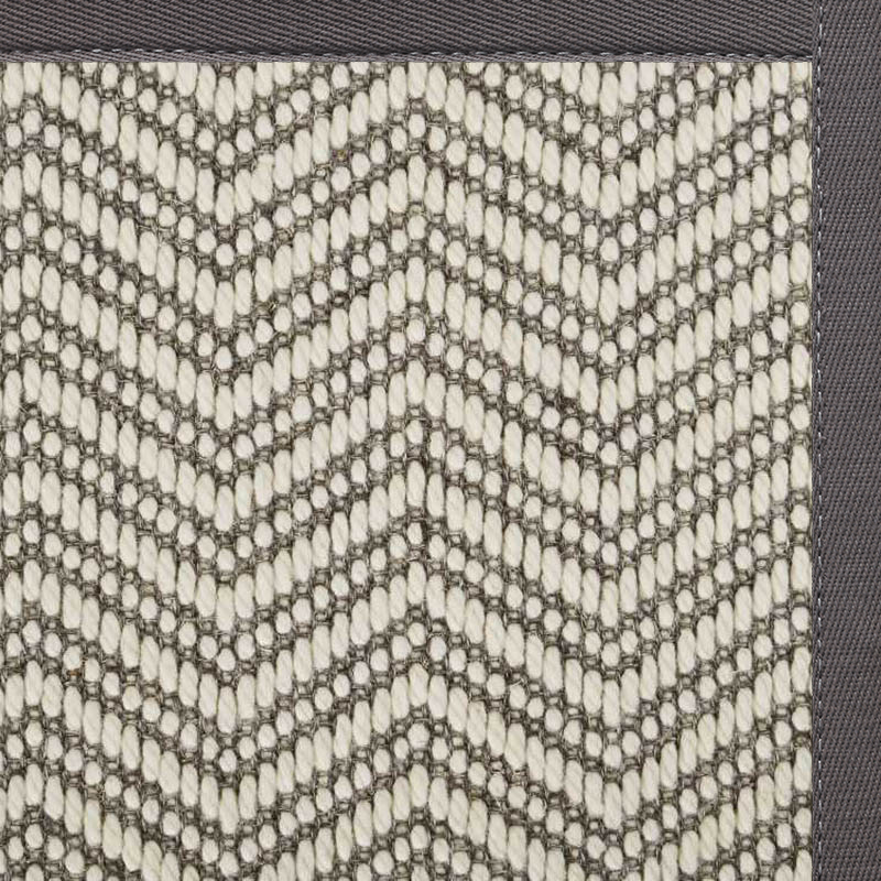 chevron border rug