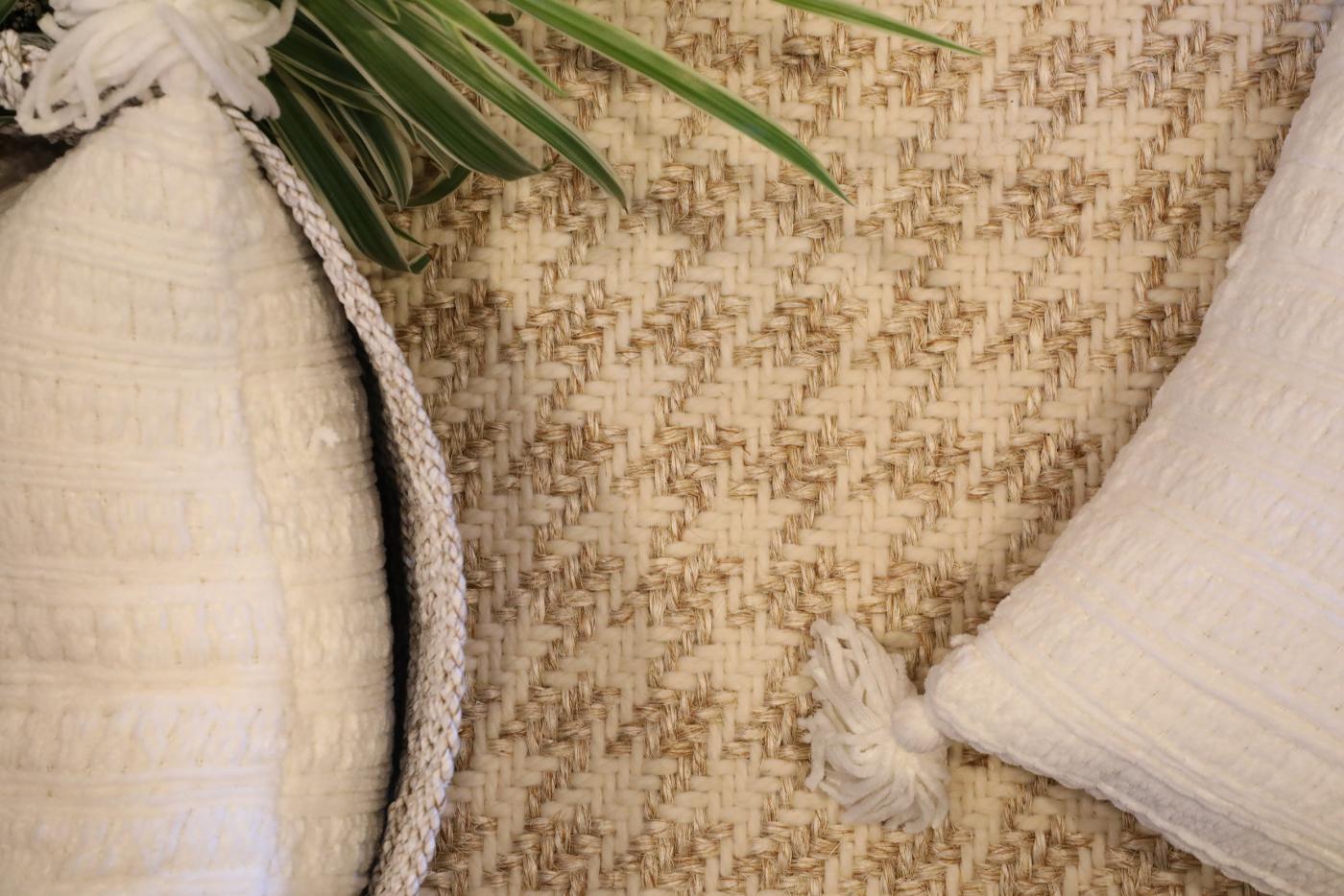 Houndstooth Wool Sisal Rug Collection | Sisal Rugs Direct