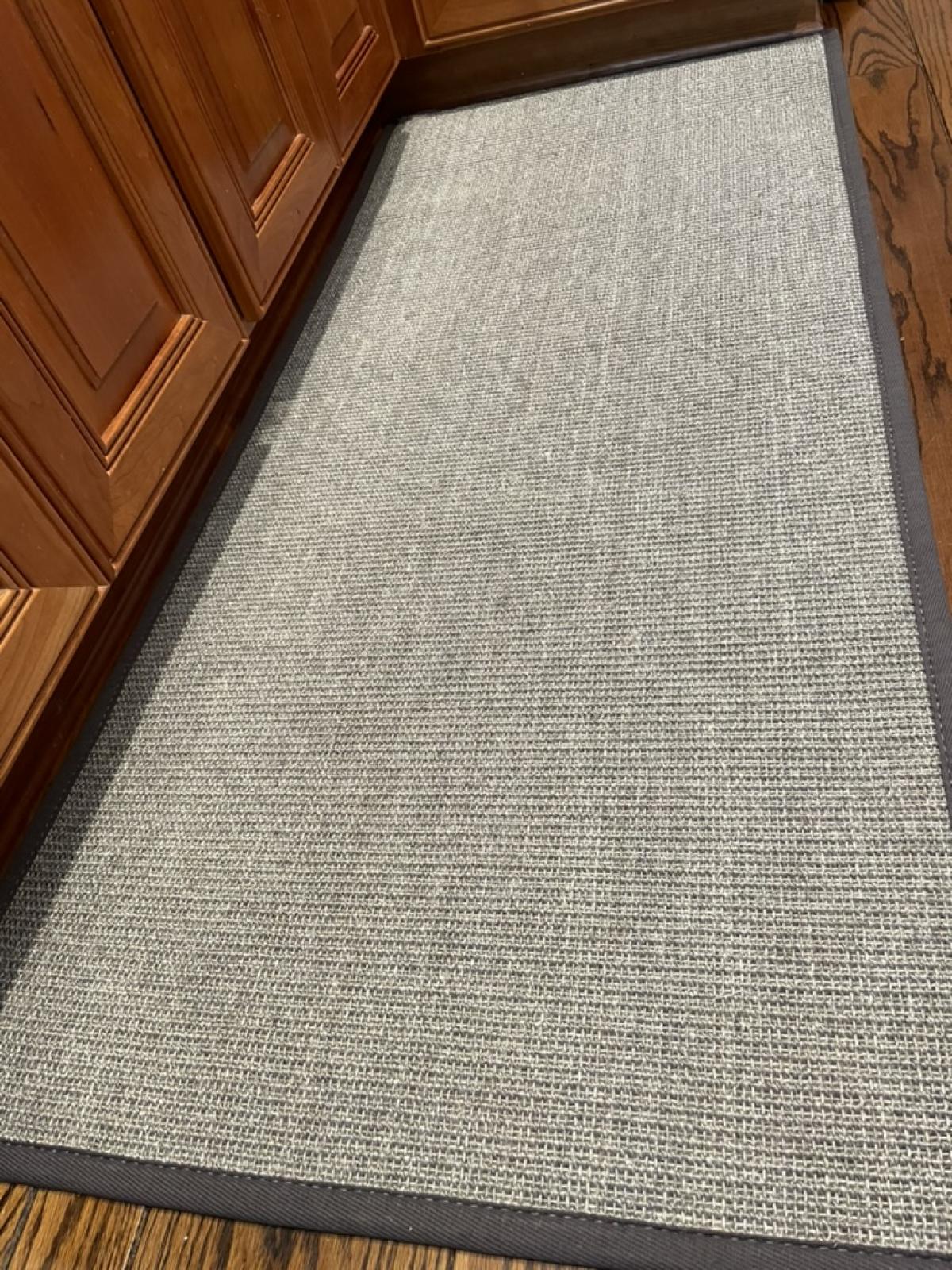 grey sisal runner